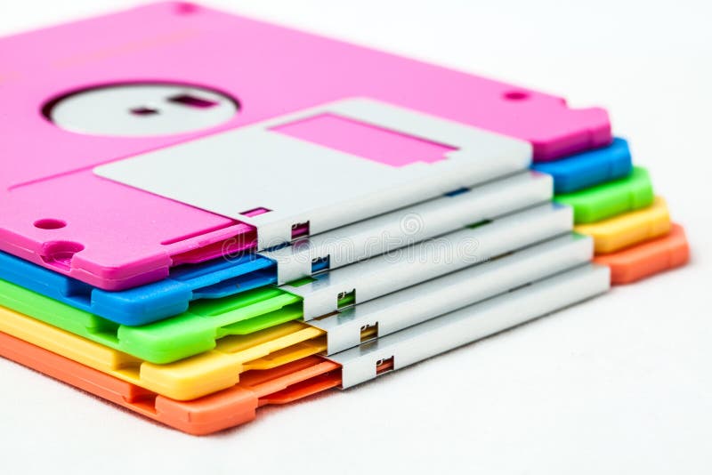 Floppy disk stock image. Image of orange, colors, data - 34303437