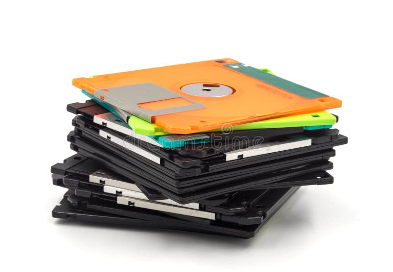 Stack of floppy disk stock photo. Image of green, plastic - 8684818
