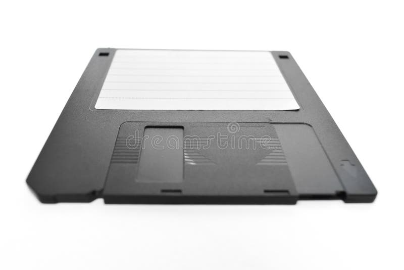 Floppy Disk Magnetic Computer Data Storage Support on White Background ...