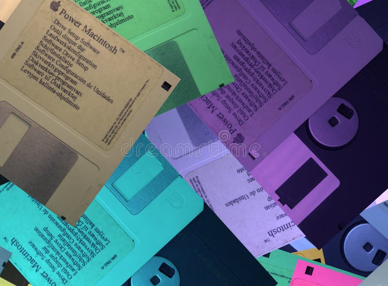 Floppy Disk Power Macintosh Editorial Stock Photo - Image of label ...
