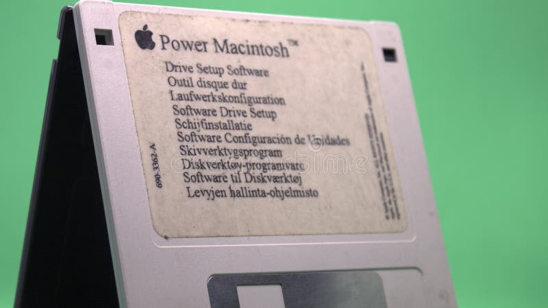 Floppy Disk Power Macintosh Editorial Stock Image - Image of disc ...