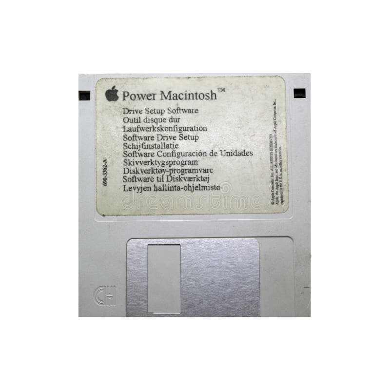 Floppy Disk Power Macintosh Editorial Photography - Image of lighting ...