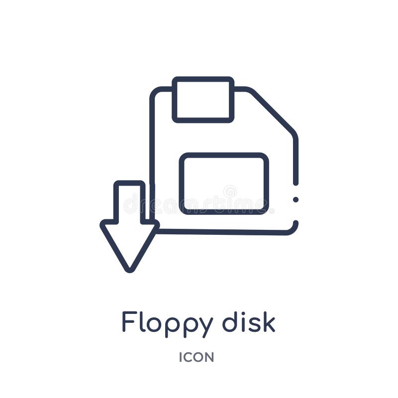 Disk, Save Icon Set, Vector Illustration in 6 Colors Options for ...