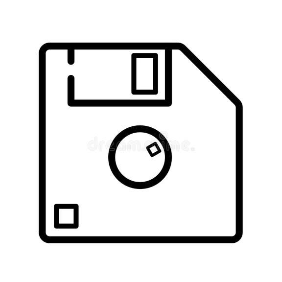 Floppy Disk, Save - Vector Icon Stock Vector - Illustration of business ...