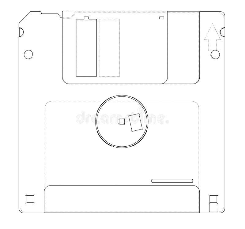 Floppy Disk Sketch Stock Illustrations – 125 Floppy Disk Sketch Stock ...