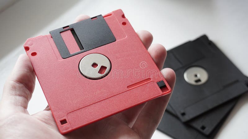 Floppy Disk for Storing Information Stock Image - Image of information ...