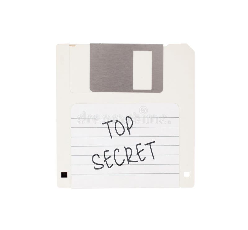 Floppy Disk - Tachnology from the Past, Isolated on White Stock Image ...