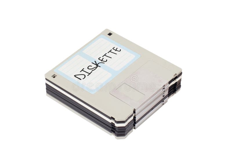 Floppy Disk - Tecnologia a Partire Dal Passato, Isolato Su Bianco ...