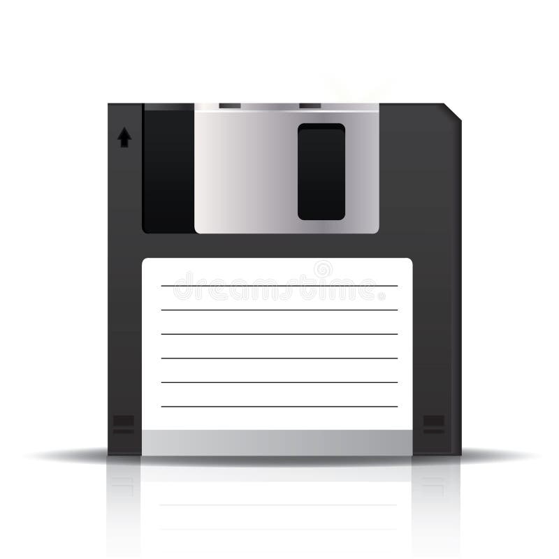 Floppy Disk. Vector Illustration Decorative Design Stock Vector ...
