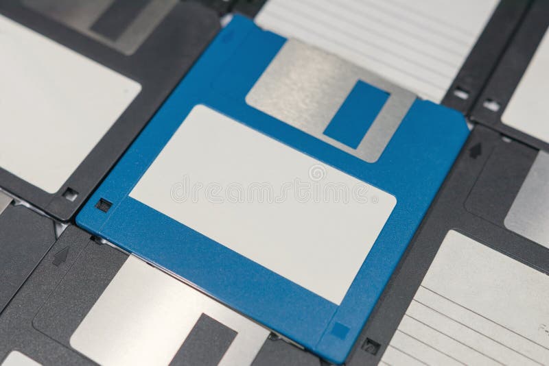 Floppy Disks Magnetic Computer Data Storage. Stock Photo - Image of ...
