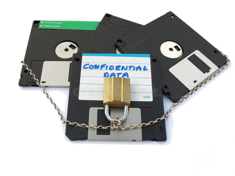 Floppy disks - secured stock photo. Image of lock, encrypted - 6613284