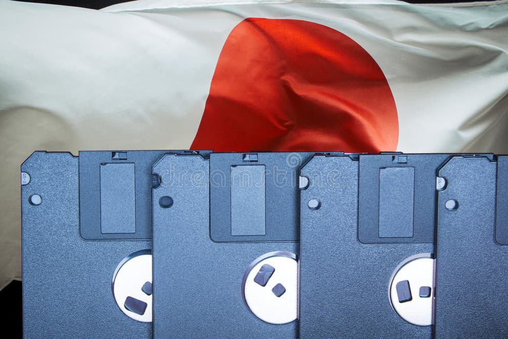 Floppy disks stock image. Image of japan, material, plastic - 255870177