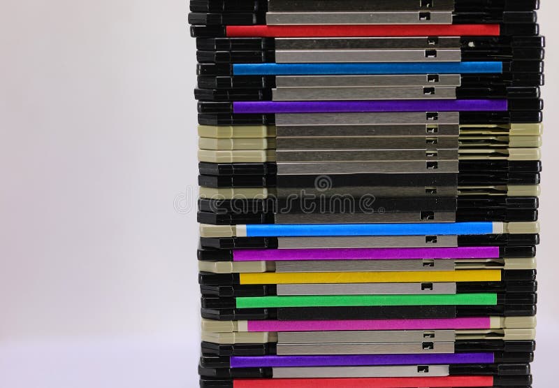 Floppy Disks Used in the 80s and 90s To Record Data from Personal ...