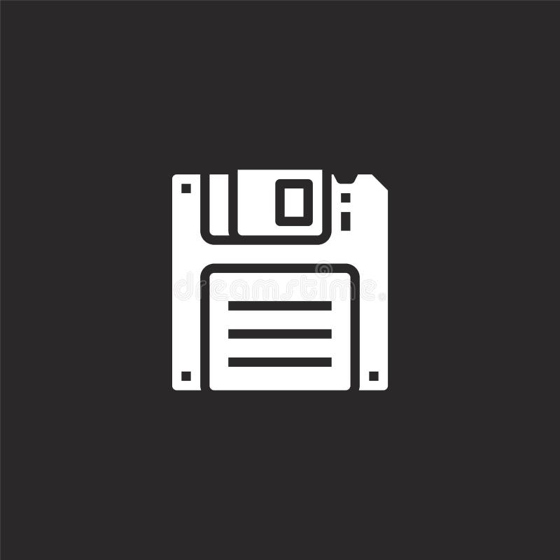 Floppy Icon. Filled Floppy Icon for Website Design and Mobile, App ...