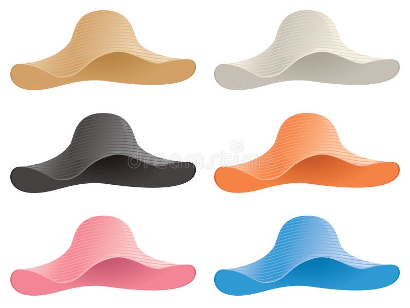 Floppy hat stock vector. Illustration of symbol, elegant - 56595100