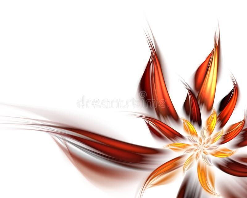 Flor abstracta stock de ilustración. Ilustración de hermoso - 4811749