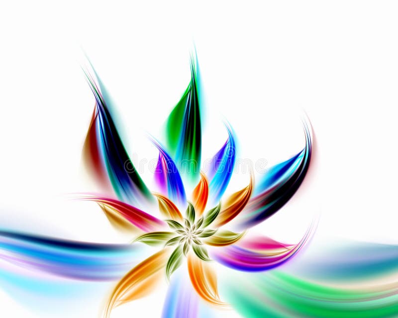 Flor abstracta stock de ilustración. Ilustración de abstracta - 4811749