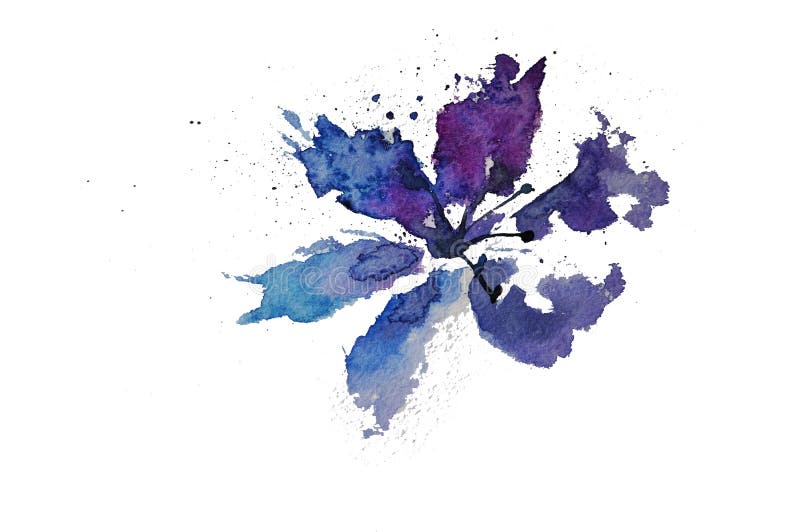 Flor abstracta stock de ilustración. Ilustración de flora - 74699894