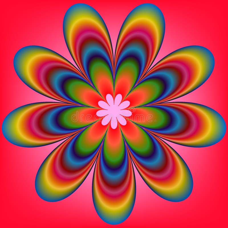 Flor colorida ilustración del vector. Ilustración de maduro - 95246178