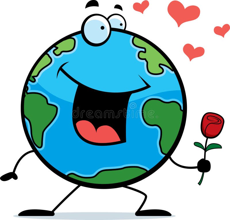 Flor da terra ilustração do vetor. Ilustração de verde - 10926388