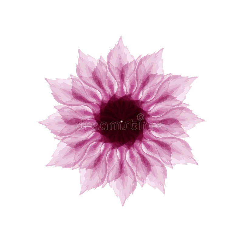 Flor de la acuarela ilustración del vector. Ilustración de hojas - 90988068