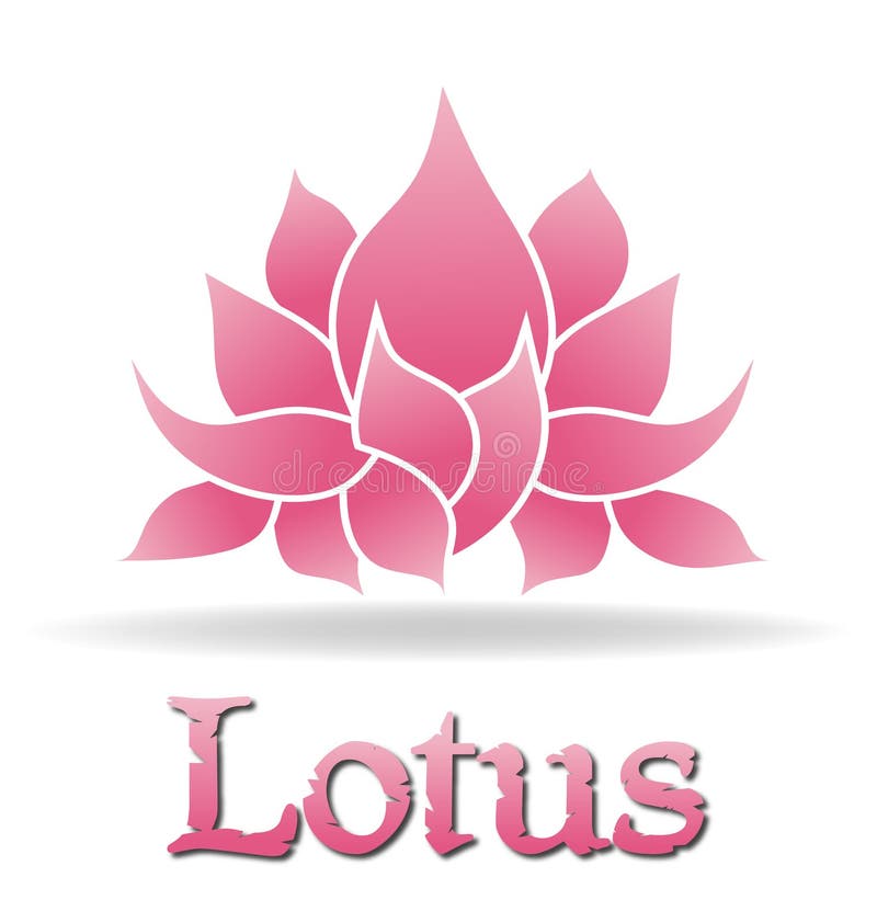 Lotus Symbol ilustração do vetor. Ilustração de companhia - 43589758