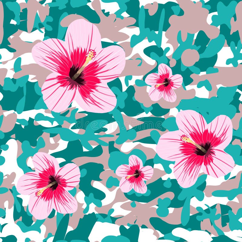 Flor del camuflaje stock de ilustración. Ilustración de chaqueta - 84230454