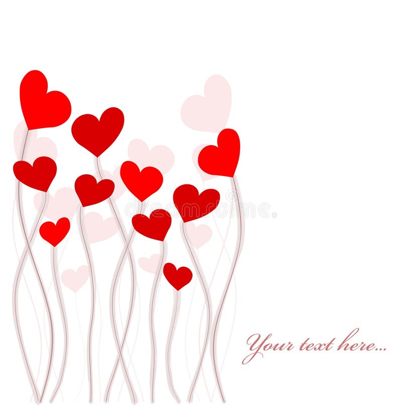 Flor del corazón ilustración del vector. Ilustración de romance - 15909519