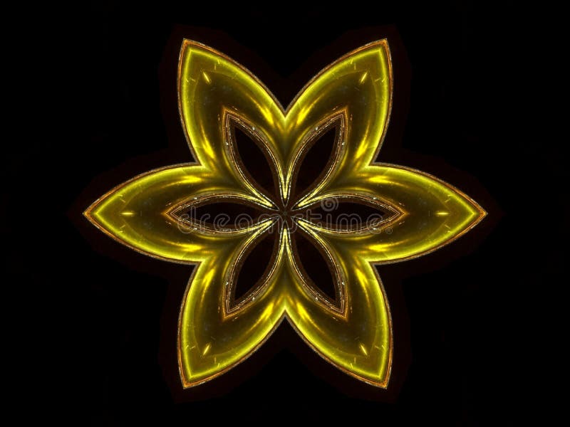 Flor del oro stock de ilustración. Ilustración de flor - 410785