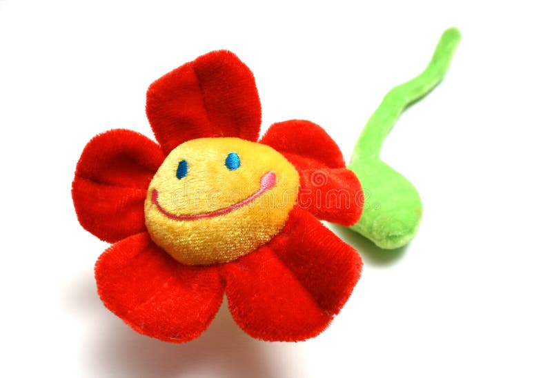 Flor feliz imagen de archivo. Imagen de azul, copia, tallo - 4743257