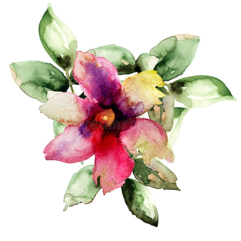 Flor original de Gerber stock de ilustración. Ilustración de flor ...