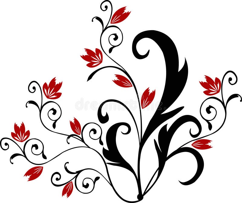 Flor - vector ilustración del vector. Ilustración de creativo - 2695579