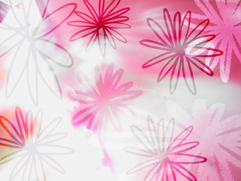 Flora abstract pattern stock illustration. Illustration of flora - 763772