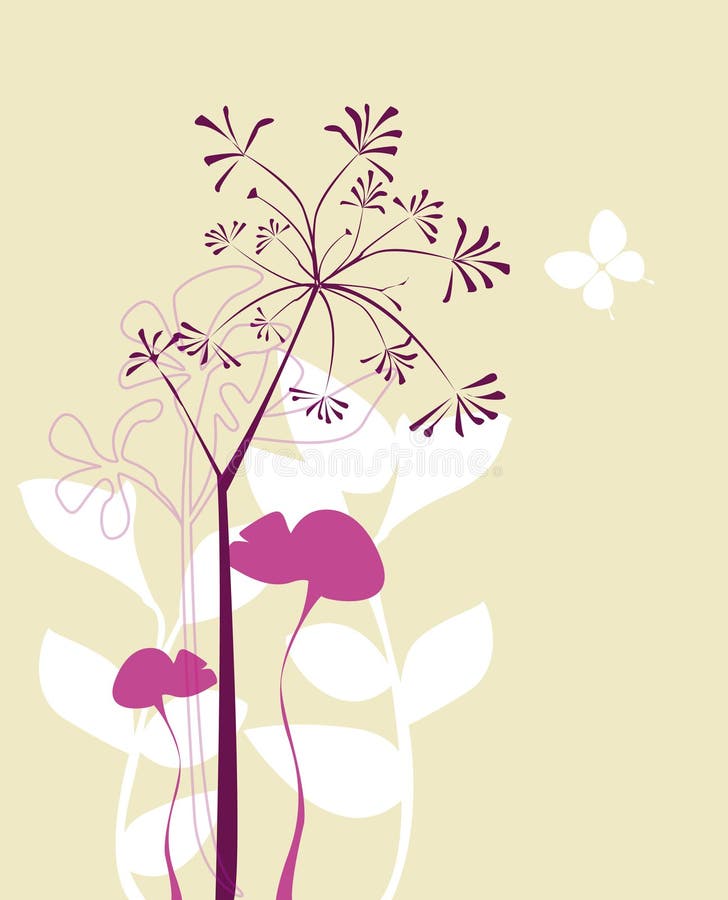 Flora pattern stock illustration. Illustration of circle - 5258793