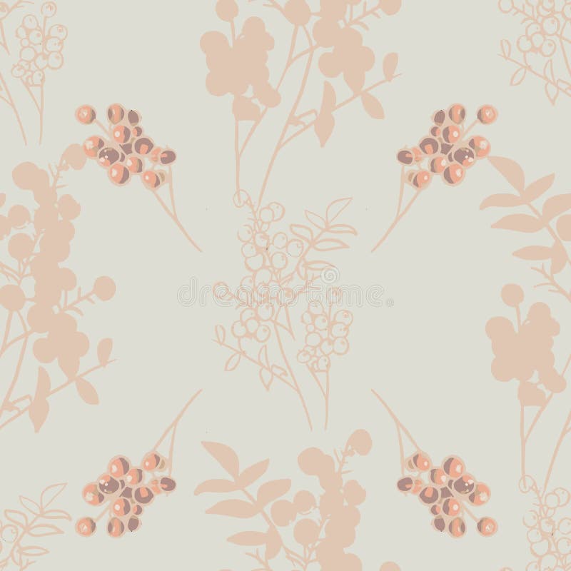 The Flora and Fauna in Forests Seamless Pattern ,prints Background ...