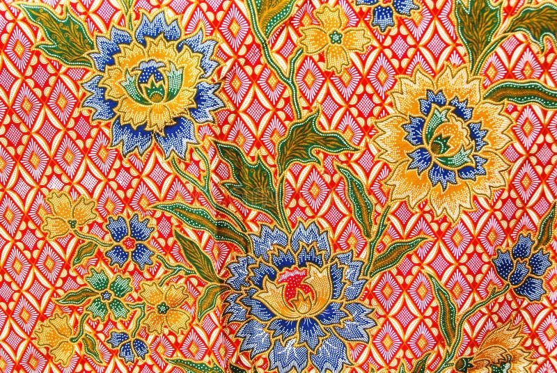 Flora Sarong texture stock image. Image of beautiful - 34356793