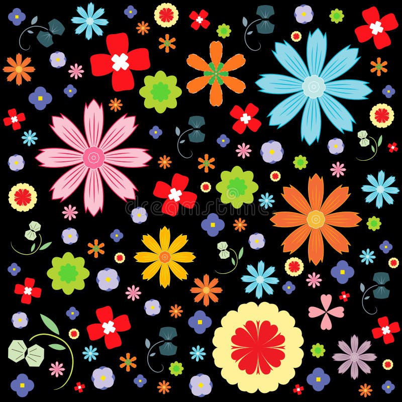 Flora Vector Pattern Designs Stock Vector - Illustration of creative ...
