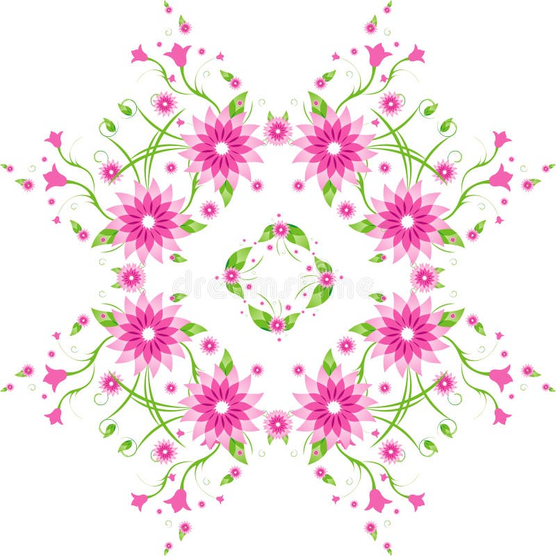 Blue Wispy Flower Blossoms stock illustration. Illustration of blossom ...