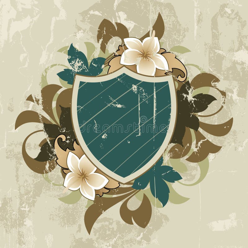 Floral abstract with conga stock vector. Illustration of craft - 11826131