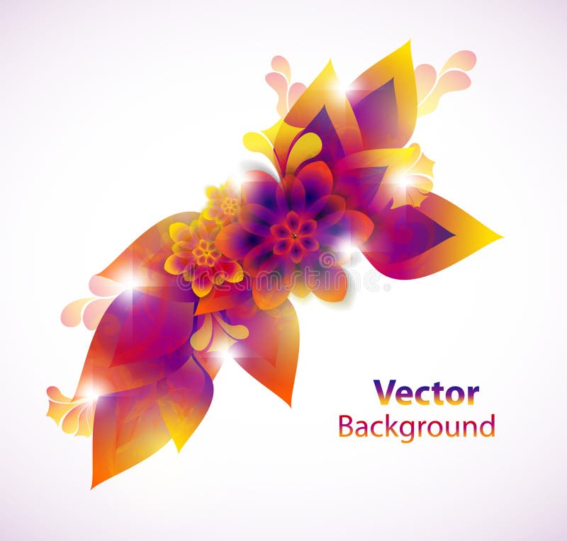 Floral abstract background stock vector. Illustration of creative ...