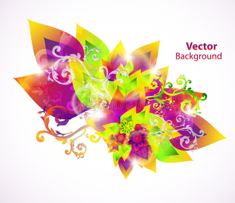 Floral abstract background stock vector. Illustration of idea - 22445076