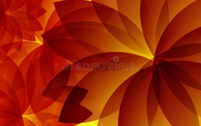Red and Orange Floral Abstract Background Stock Illustration ...