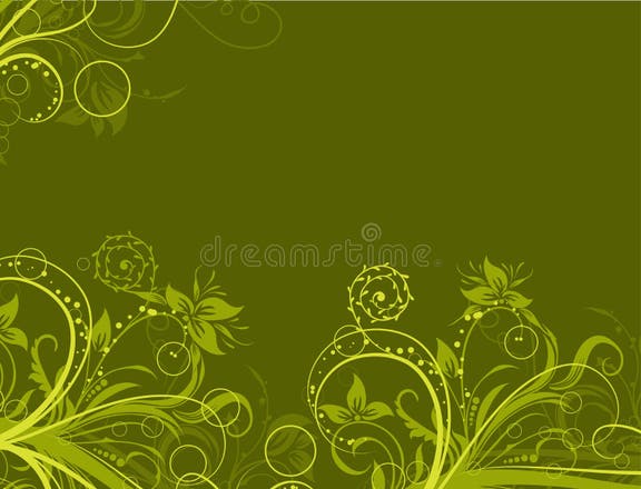 Floral Abstract Background, Vector Stock Vector - Illustration of ...