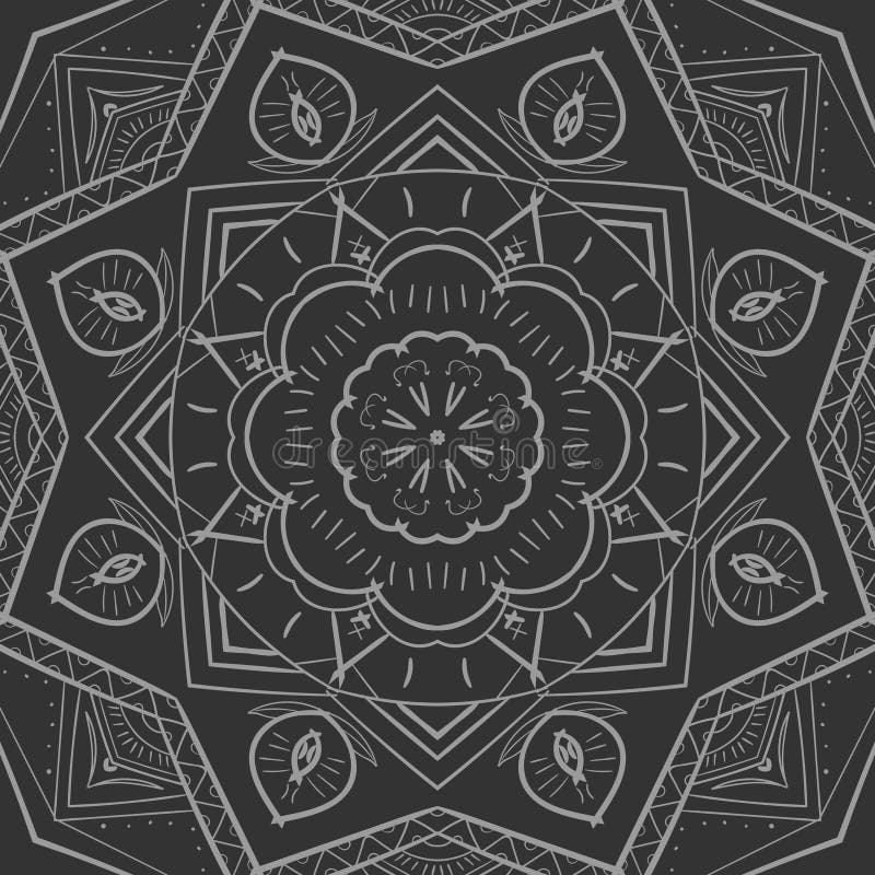 Floral Abstract Ornament Vector Illustration Stock Vector ...