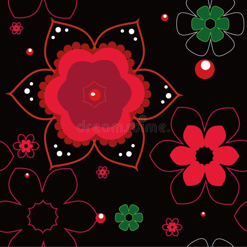 Floral abstract texture stock vector. Illustration of colorful - 23263121