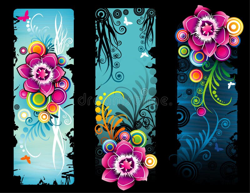 Floral abstract vector stock vector. Illustration of creative - 6261107