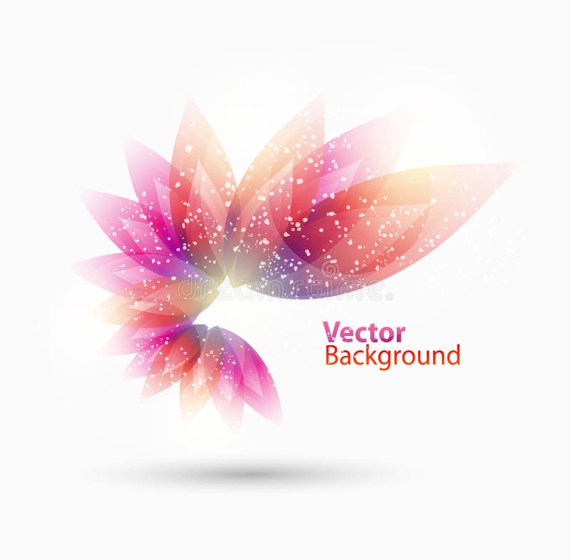 Floral Abstract Vector Background Stock Vector - Illustration of ...