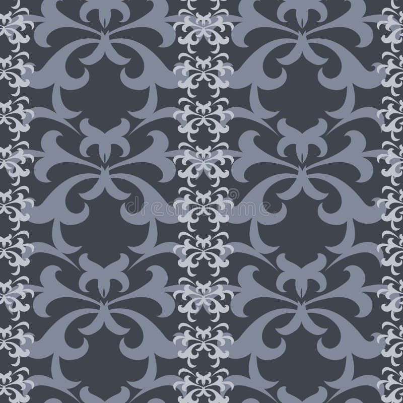 Floral Abstract Wallpaper Design Template Stock Vector - Illustration ...