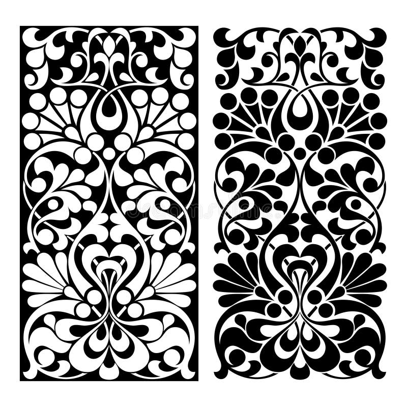 Floral arabic pattern stock vector. Illustration of white - 132071021