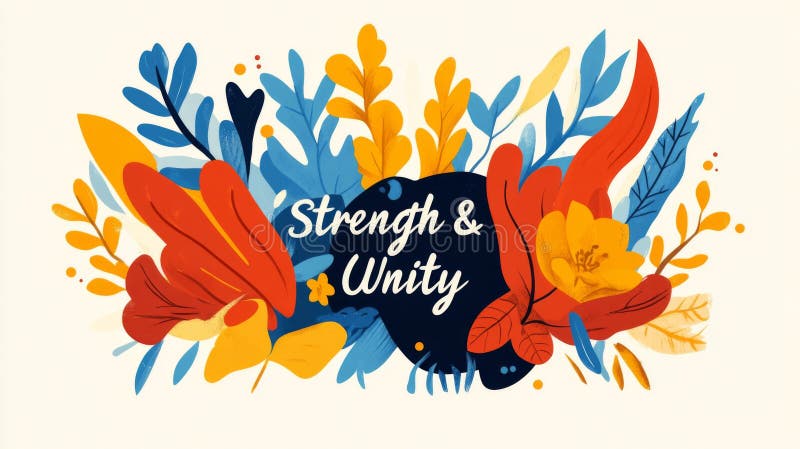 Floral Arrangement Displaying Strength and Unity Message in Decorative ...